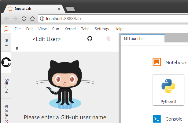 Set default github repository on start · Issue #45 · jupyterlab/jupyterlab-github · GitHub