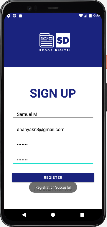 Github Dhanyakumari News App