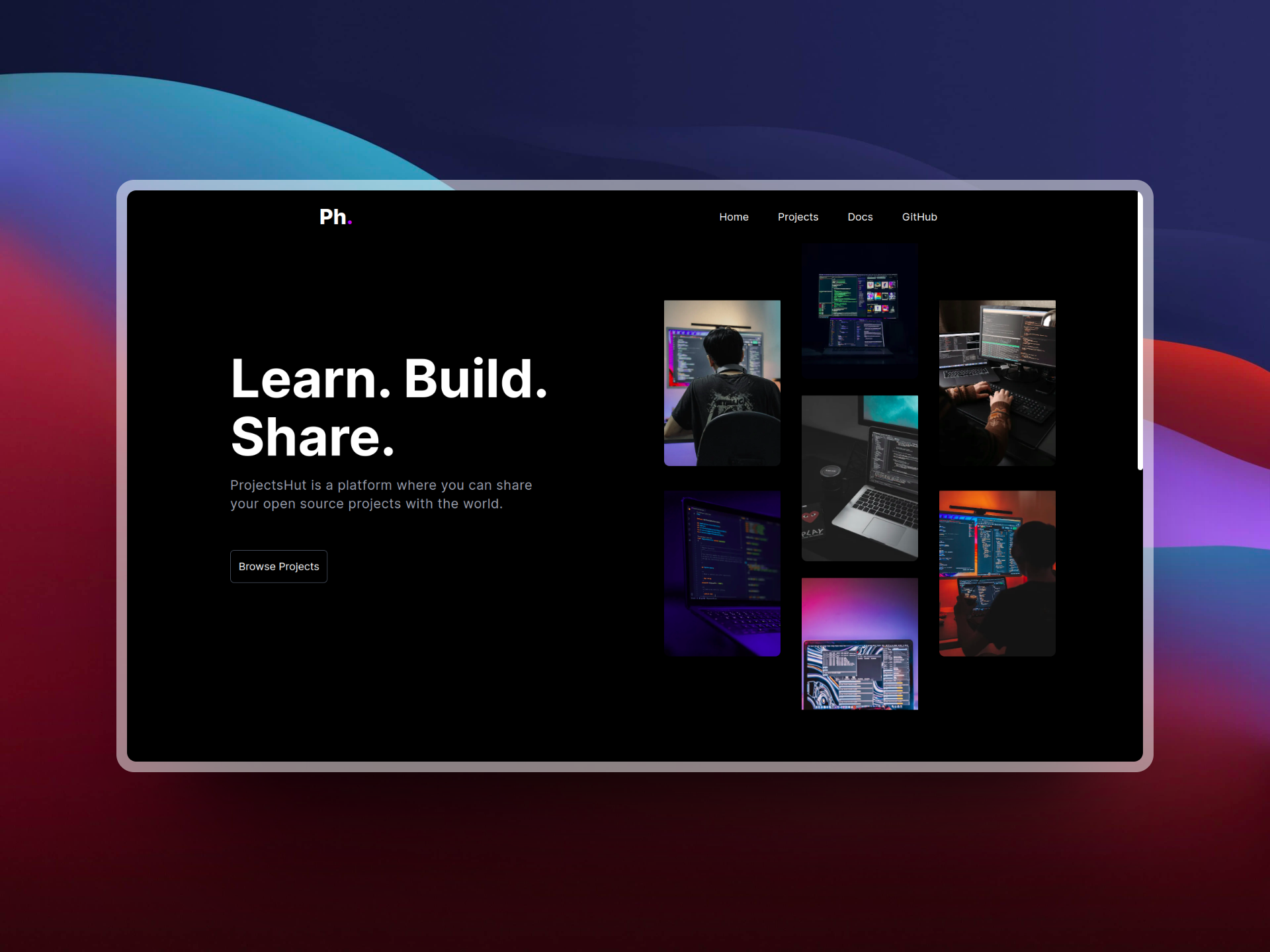 GitHub - priyankarpal/projectshut: Projectshut is an open source web app that enables users to ...