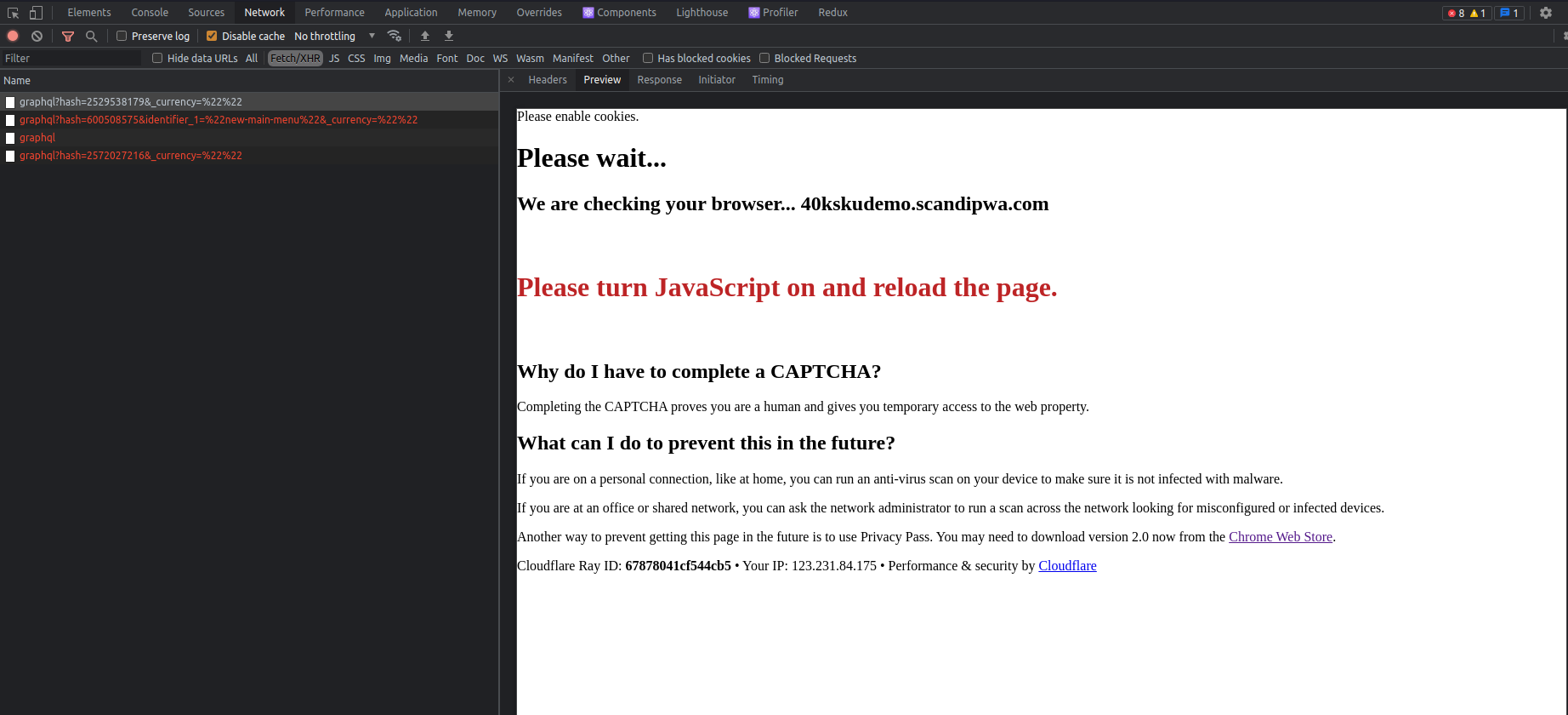 Default Backend Displays Cloudflare Challenge · Issue #67 · scandipwa/create-scandipwa-app · GitHub