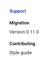 Make section index page links more visible · Issue #4832 · squidfunk/mkdocs-material · GitHub