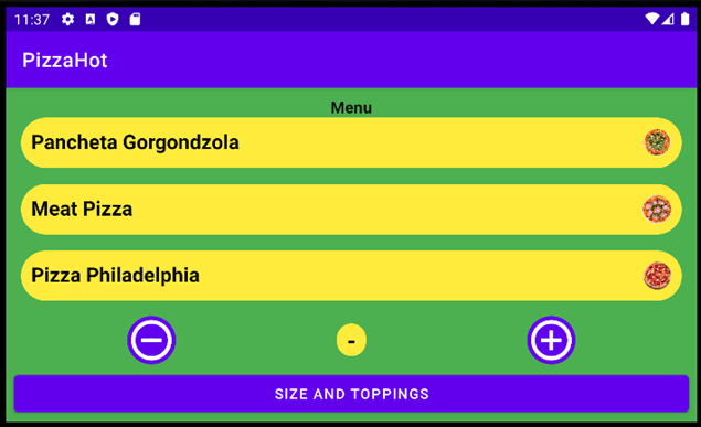 GitHub - NedashkivskijTV/ITSTEP-JAVA-Android-HW20221128: homework from 2022/11/28 - PizzaHot ...
