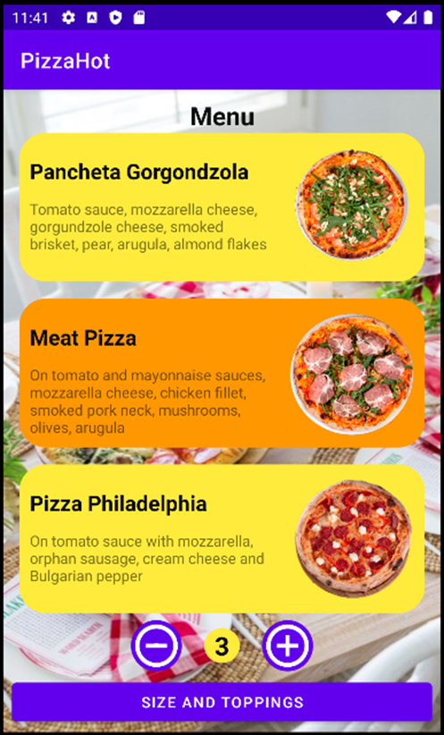 GitHub - NedashkivskijTV/ITSTEP-JAVA-Android-HW20221128: homework from 2022/11/28 - PizzaHot ...