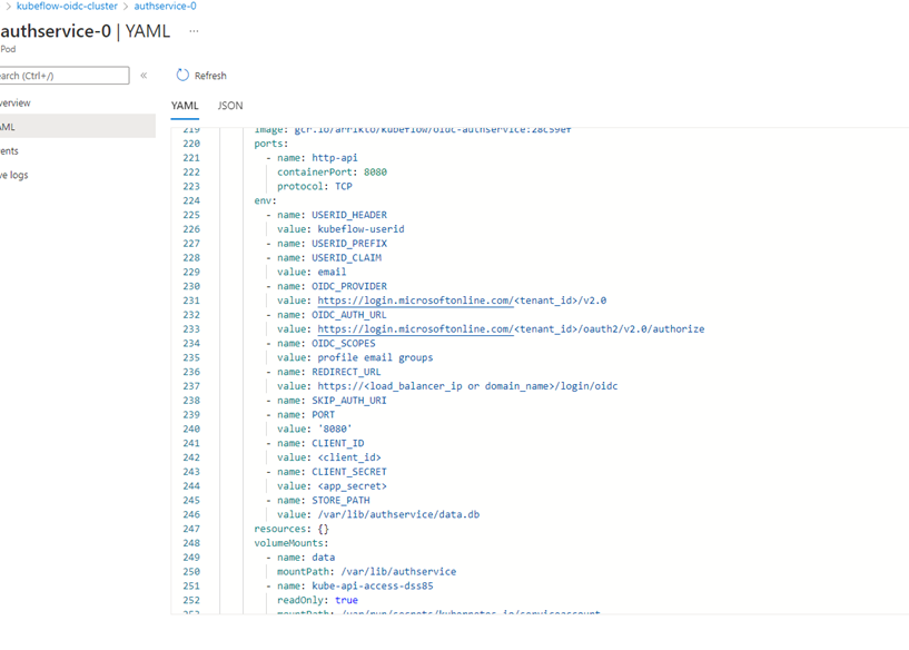 issue with "authservice-0" pod for kubeflow OIDC setup · Issue #6567 · kubeflow/kubeflow · GitHub