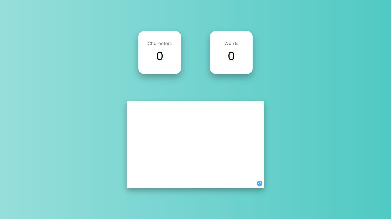 GitHub - VasanthRS101/words-characters-counter: Counting Characters and ...