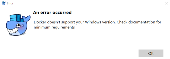 Latest stable versino of Windows 10 cannot launch latest stable version ...
