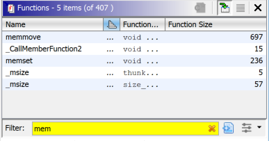 FID does not identify some library functions when "Decompiler Switch ...
