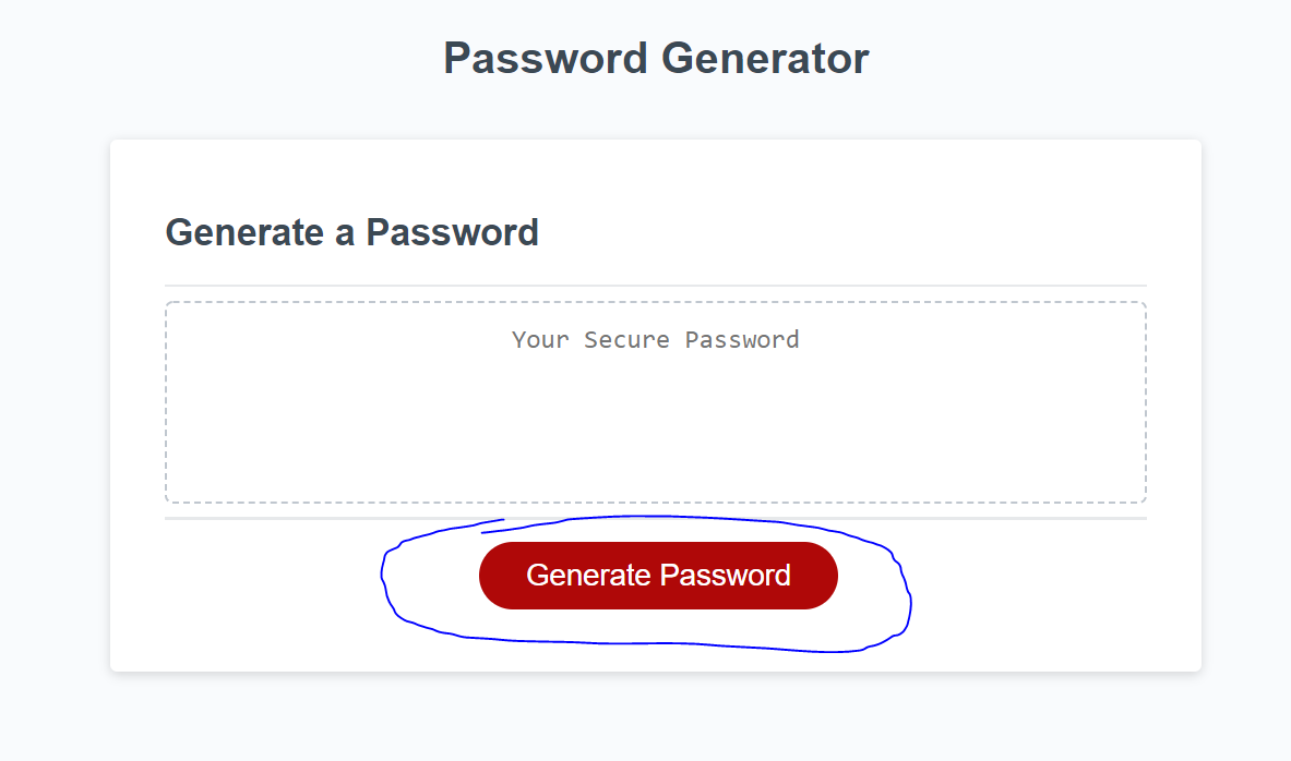 GitHub - sirwettering/password-generator