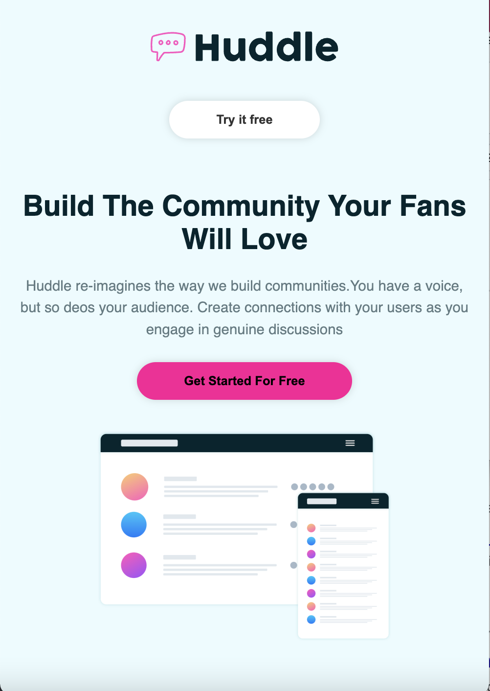 GitHub - ibkisthere/huddle: huddle landing page website