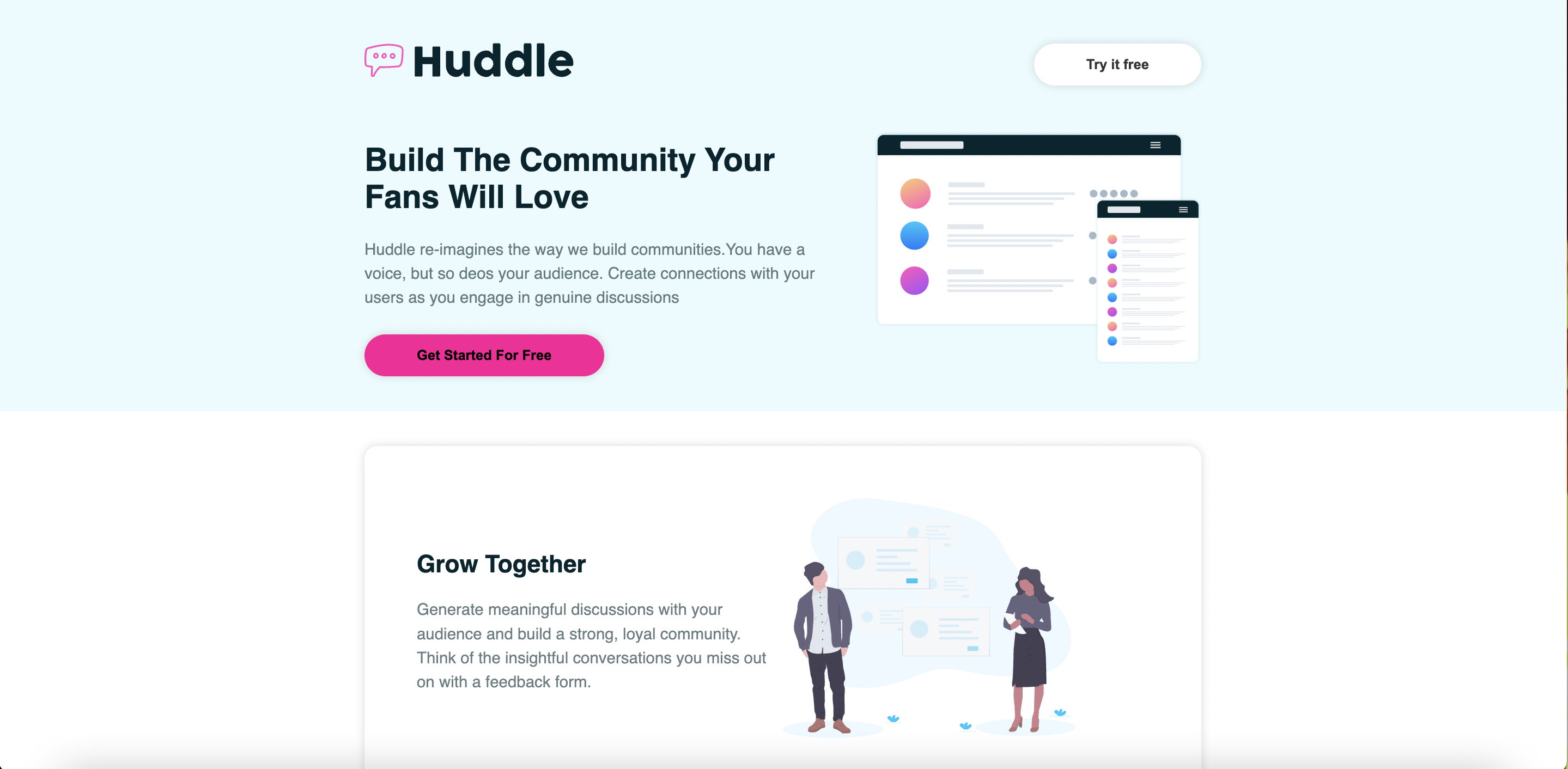 GitHub - ibkisthere/huddle: huddle landing page website