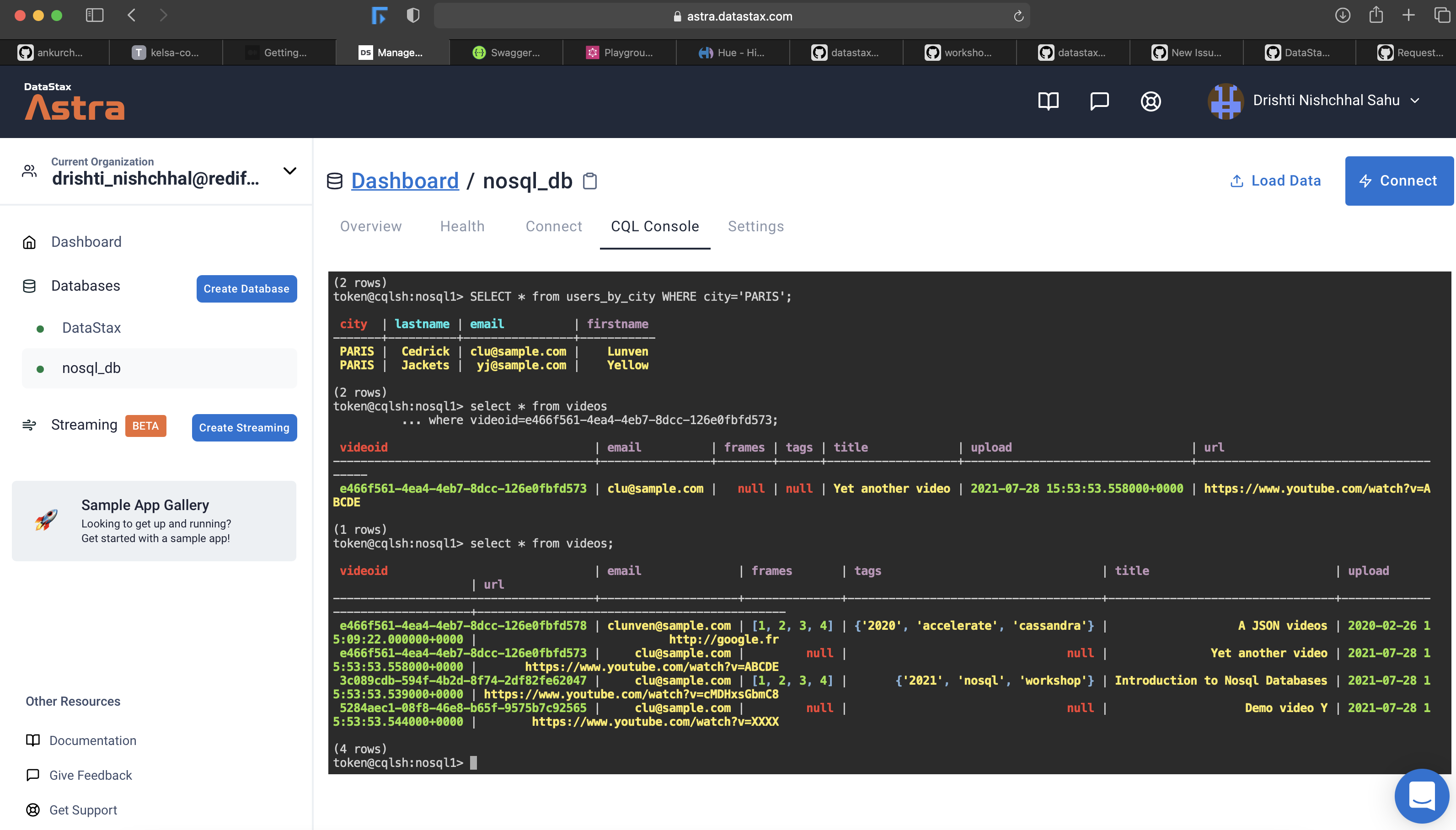 [HW] Drishti Nishchhal Sahu · Issue #320 · datastaxdevs/workshop-introduction-to-nosql · GitHub