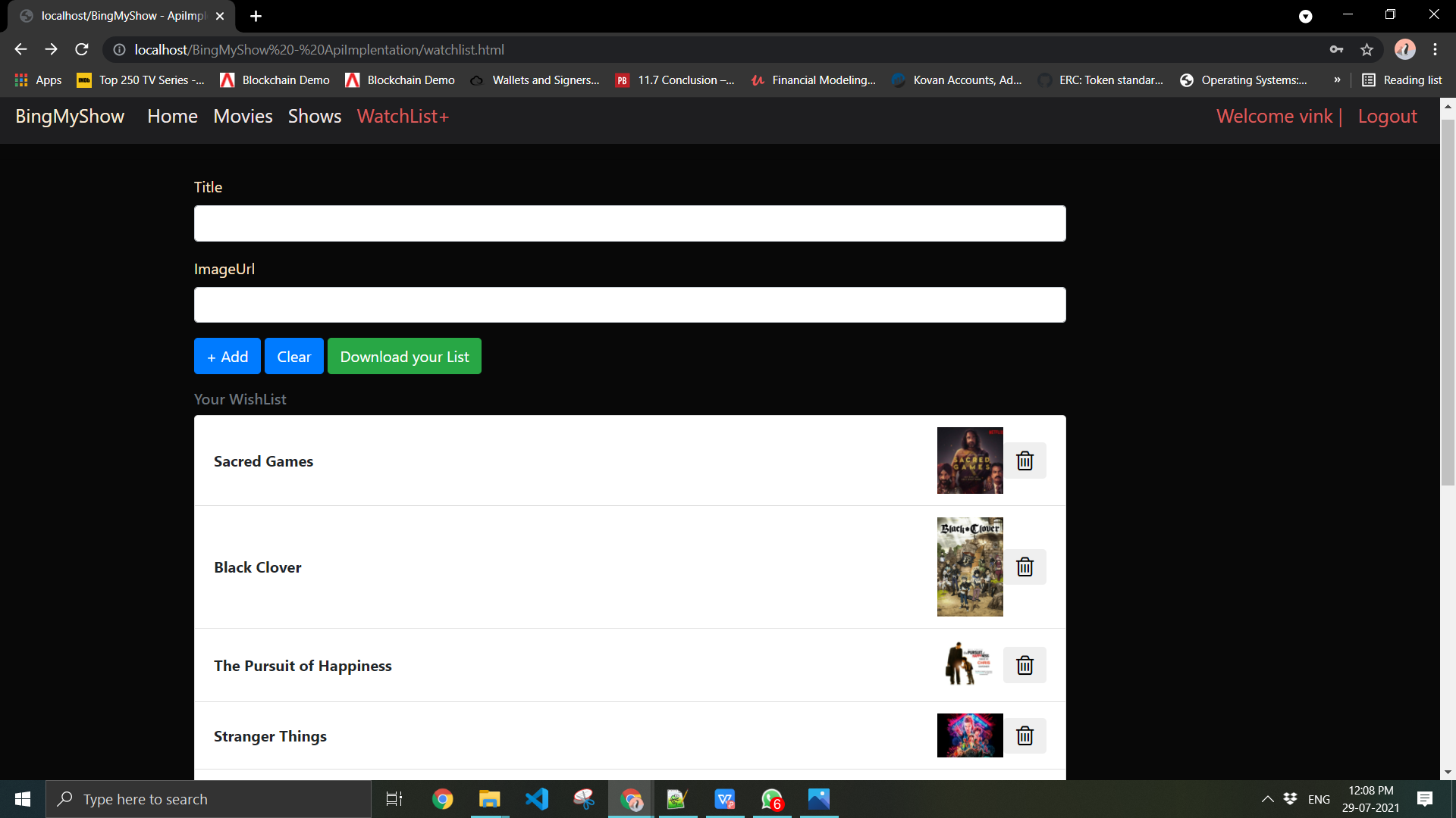 GitHub - lakshM21/BingMyShow