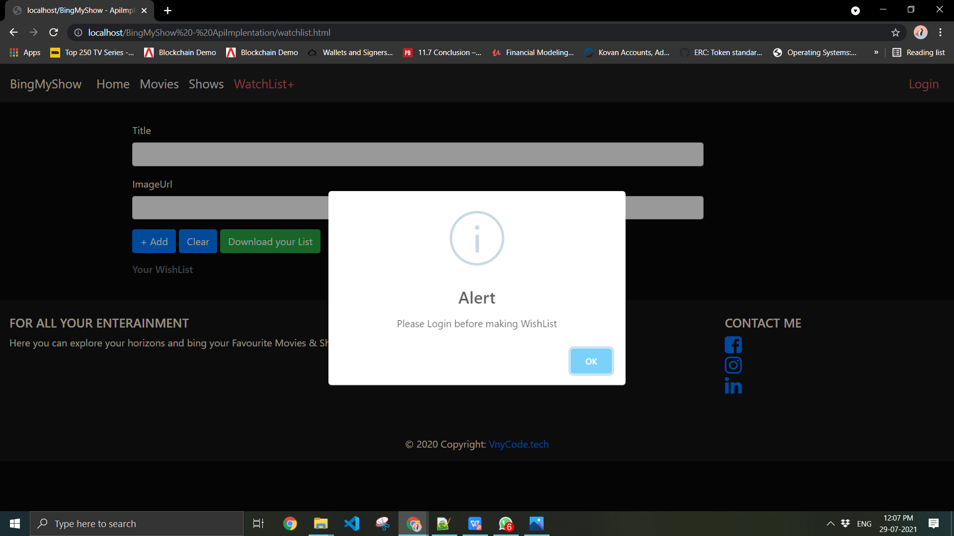 GitHub - lakshM21/BingMyShow