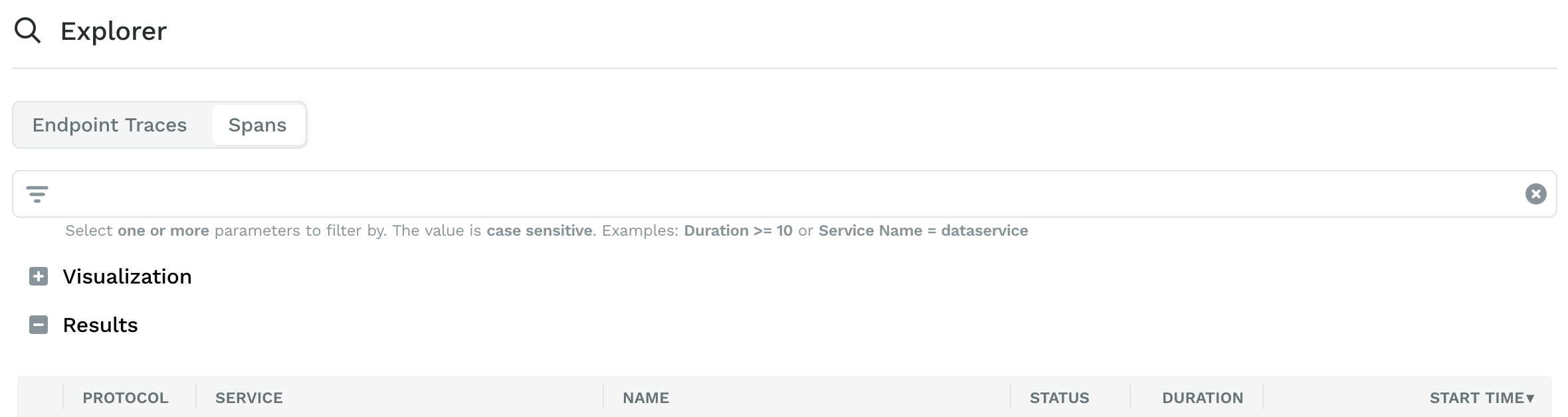 Fix columns in spans tab in explorer · Issue #149 · hypertrace/hypertrace · GitHub
