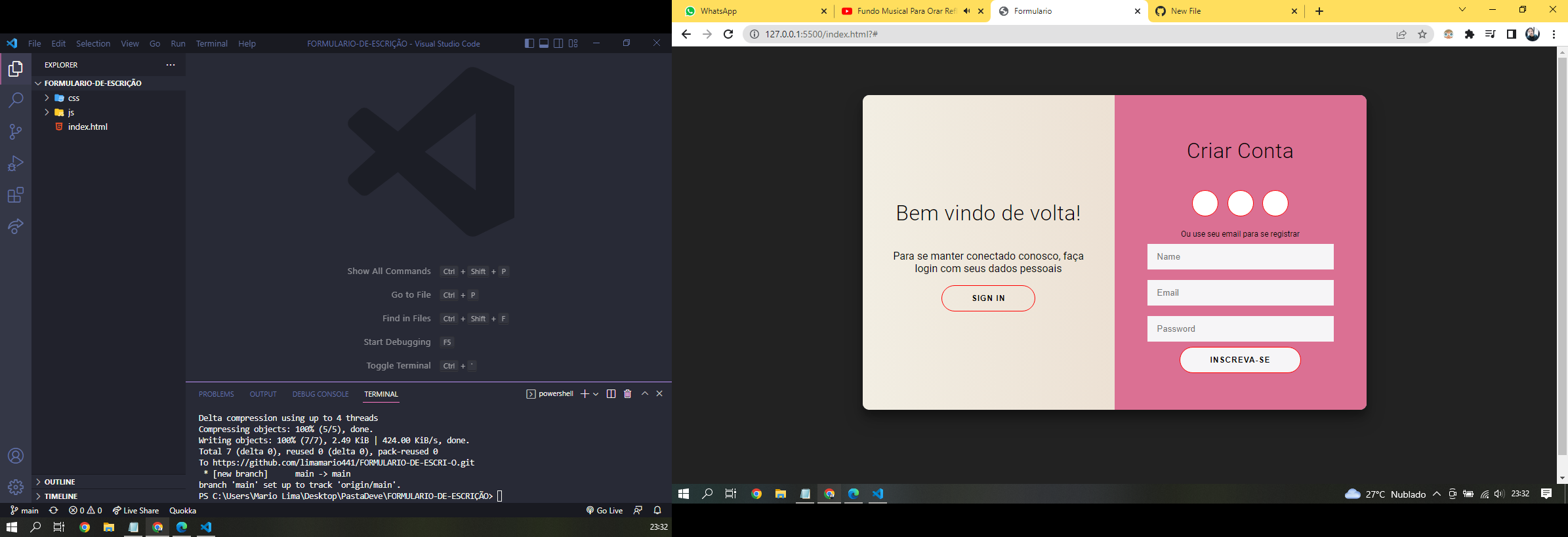 GitHub - limamario441/FORMULARIO-DE-INSCRICAO