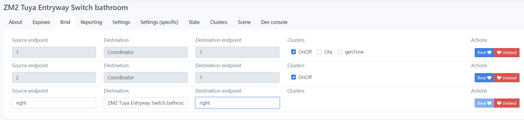 How to setup cluster actions? Device binding? · Koenkk zigbee2mqtt · Discussion #16197 · GitHub