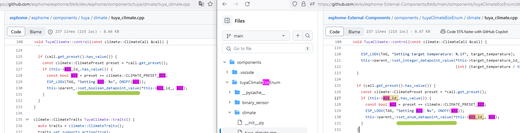 Allow Enum Datatype For Tuya Climate Eco · Issue 2461 · Esphomefeature Requests · Github 