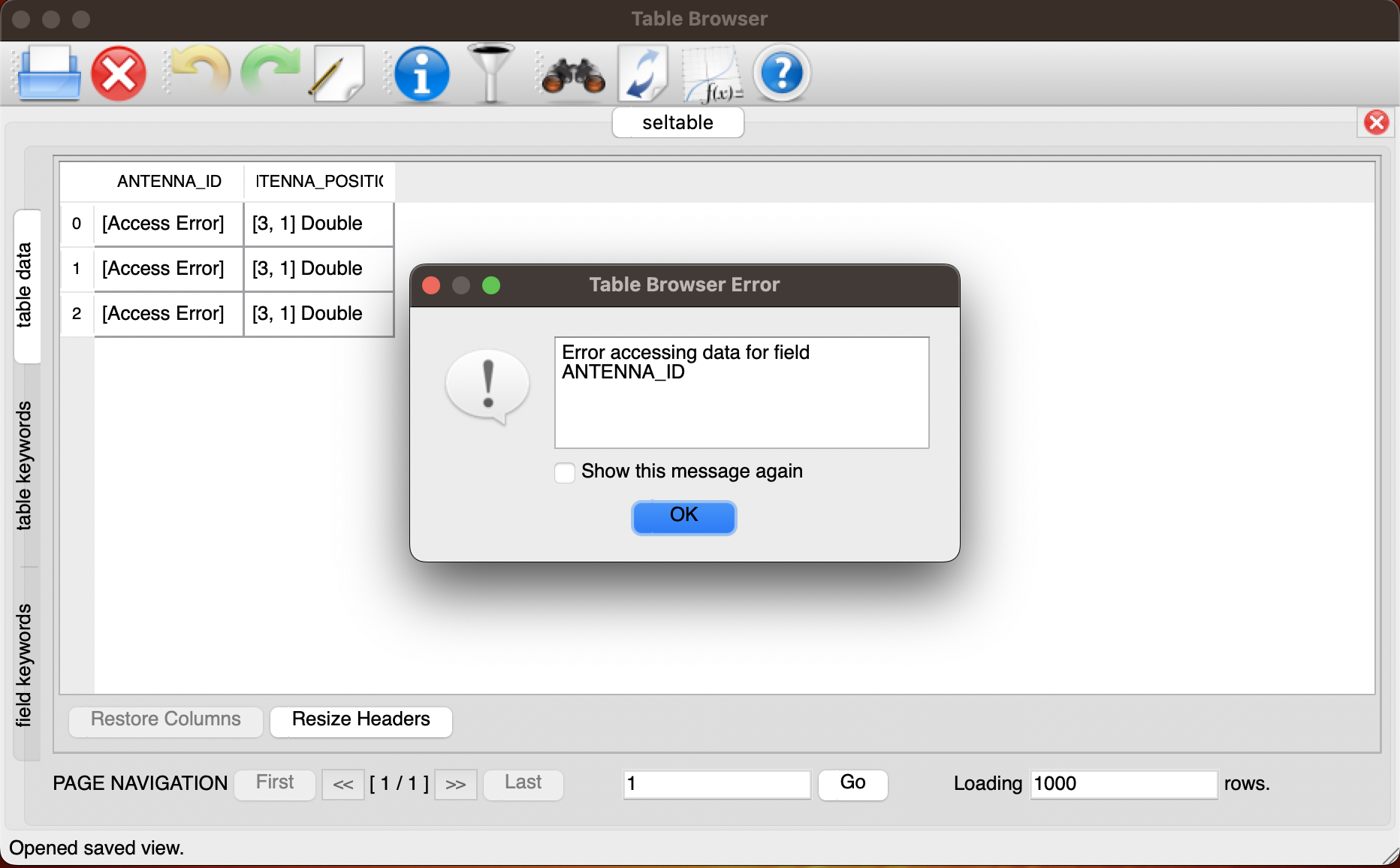table.browse() fails to access integer data when no explicit conversion is made · Issue #241 ...