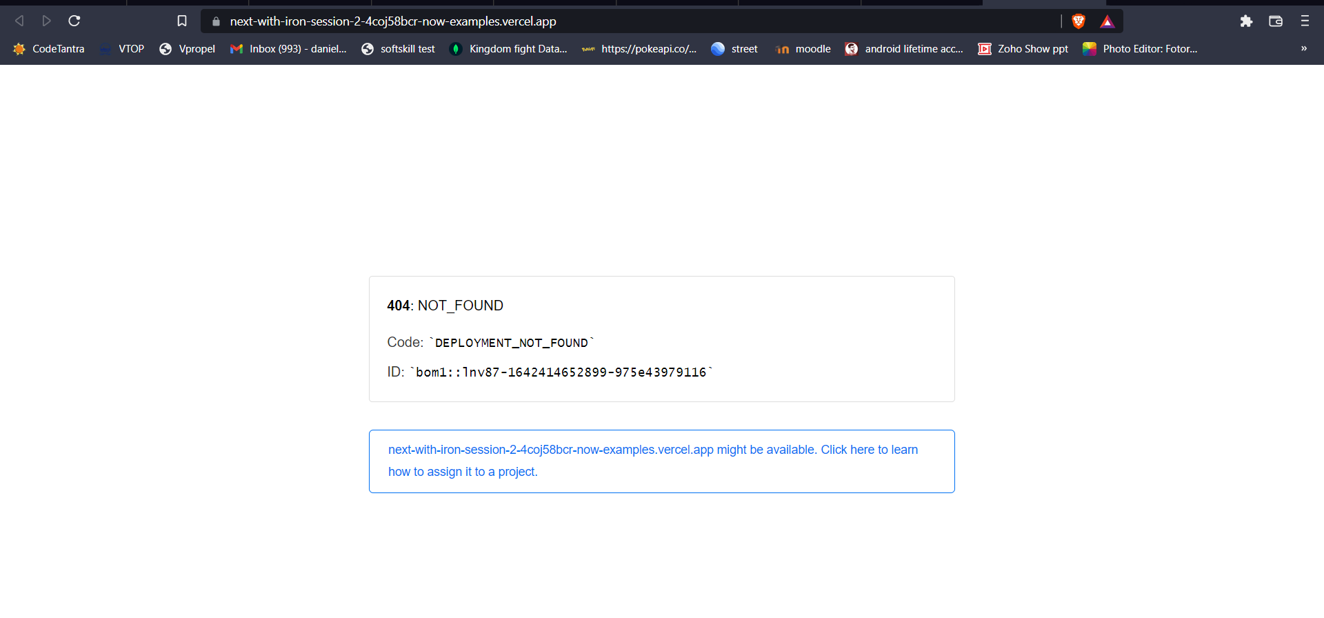 Preview and production deployment shows 404 error · Issue #33390 · vercel/next.js · GitHub