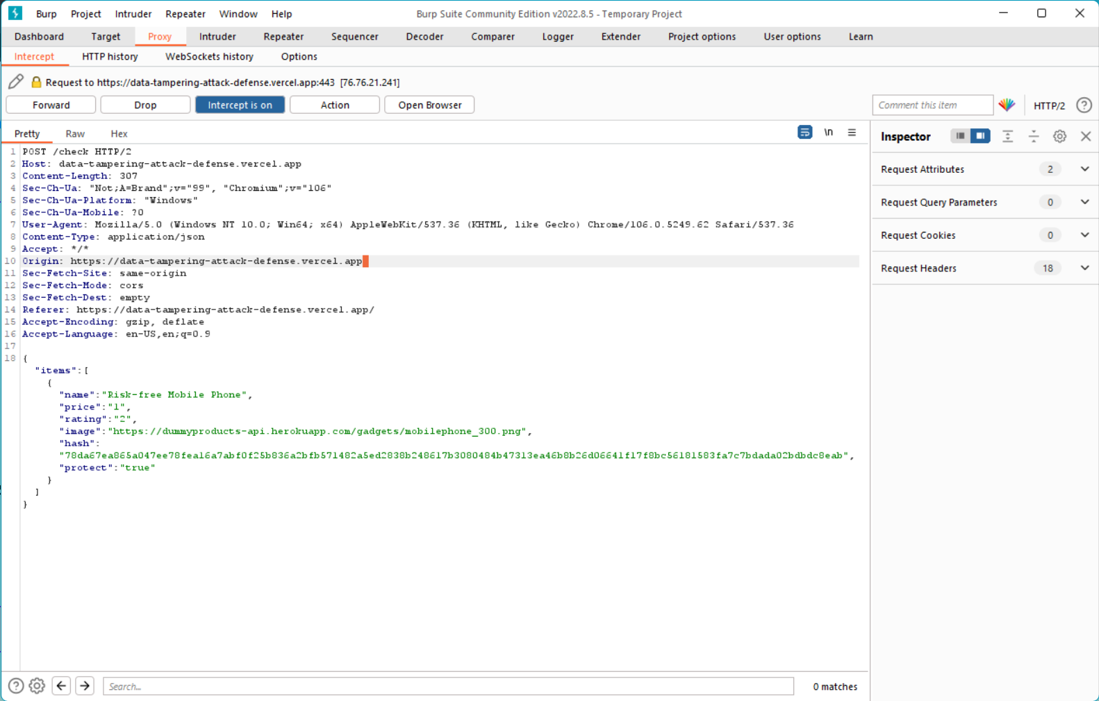 GitHub - daniel-jebarson/Data-tampering-attack-defense: This is a project done with expressJs ...