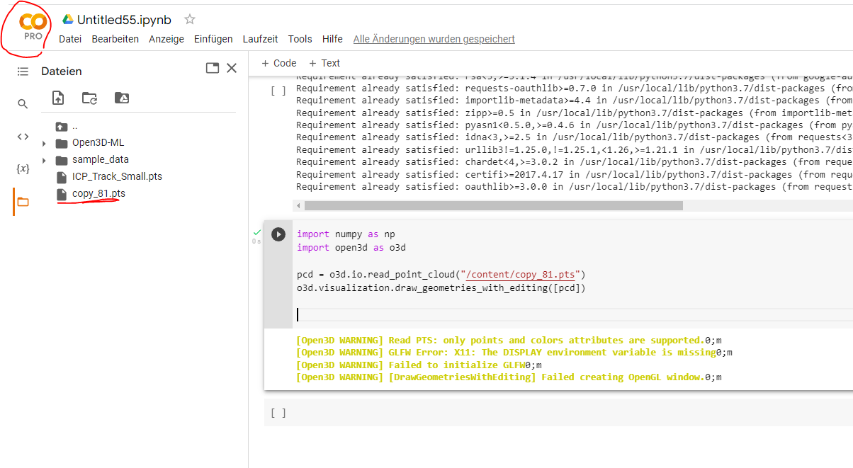 Ml3dvisvisualizer Not Work With Colab · Issue 488 · Isl Orgopen3d Ml · Github 4462