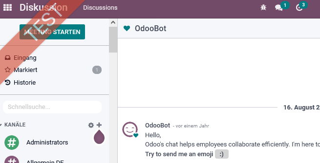 [15.0] [mail] search panel is missing in discuss app · Issue #97548 · odoo/odoo · GitHub