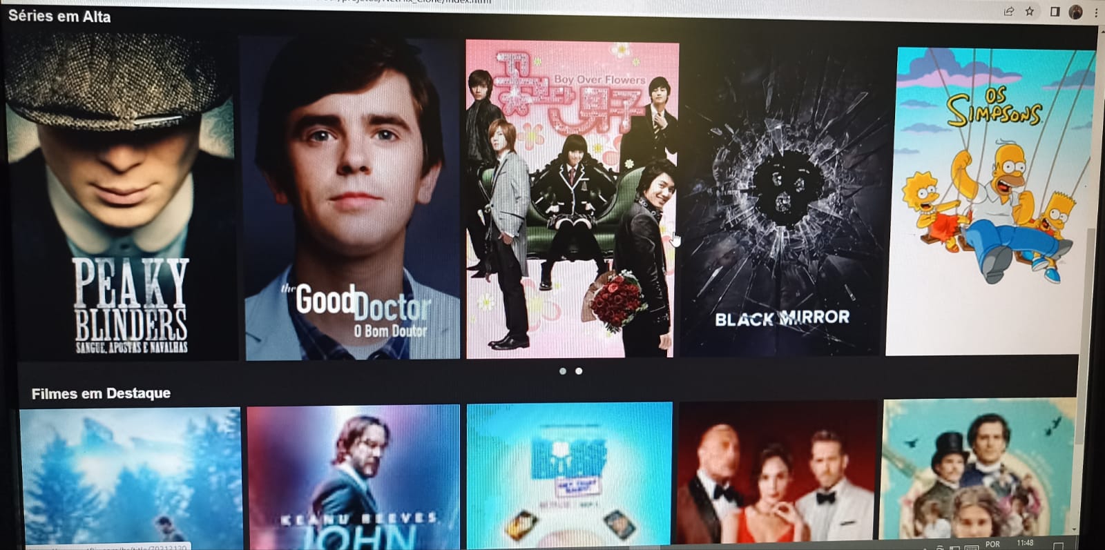 GitHub - Danielle-29/NetFlix_Clone: Projeto criado para o Bootcamp ...