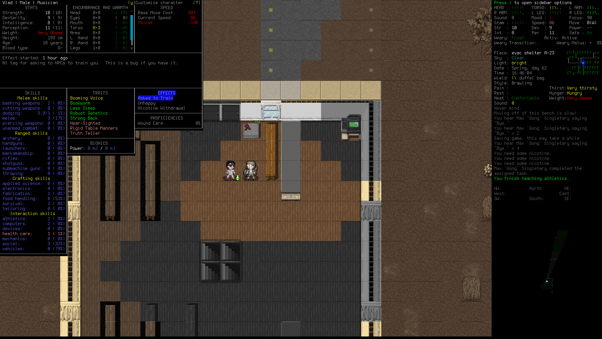 "Asked to train" effect · Issue #54142 · CleverRaven/Cataclysm-DDA · GitHub