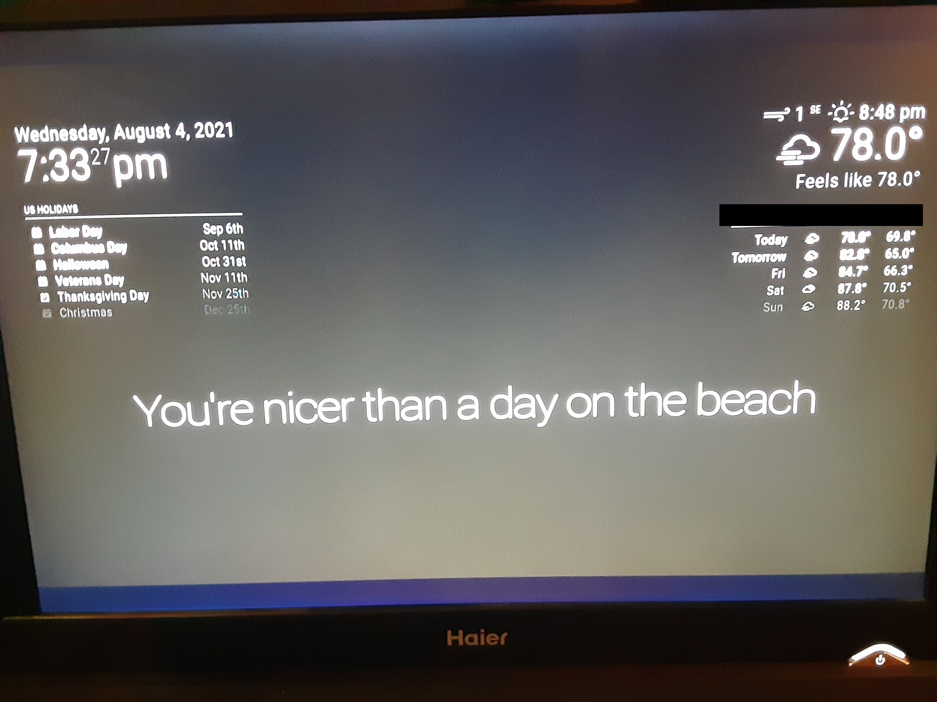 MagicMirror clock is off in weather module, is correct on the clock itself · Issue #2624 ...