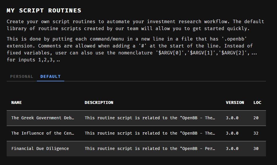 [Bug] `account\list` displays `No routines found.` but opens a windows with 3 default routines ...