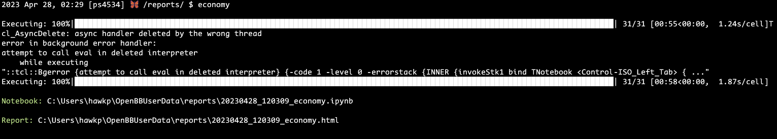 [Bug] [3.0.0] Empty data for `China` under `Events` in `reports\economy` and async handler issue ...