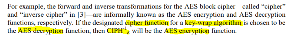 Key wrap test of direction and cipher combinations · Issue #1179 ...