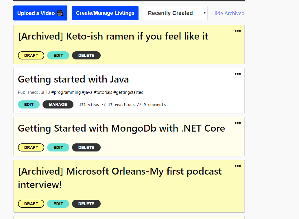 Drafts with code blocks not appearing on dashboard from hexo generated atom feed. · Issue #3995 ...