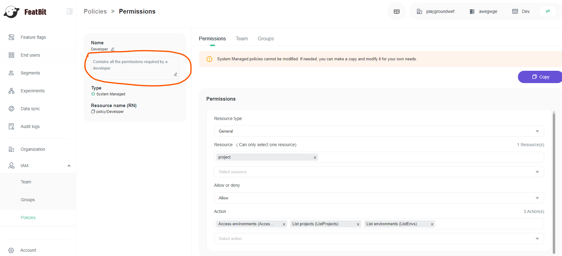 [Good First Issues]: Add description to feature flag Front-End · Issue #236 · featbit/featbit ...