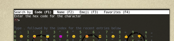 F1, F2, F3, F4 are binded, so I can't change tabs in Unicode (Ctrl ...