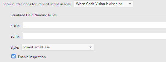Unity serialized field naming rule makes it impossible to vary by visibility. · Issue #859 ...