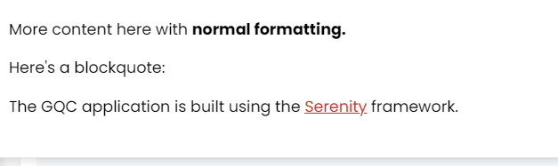 StaticTextBlock IsHtml=true : what are the style limits? · serenity-is · Discussion #6634 · GitHub