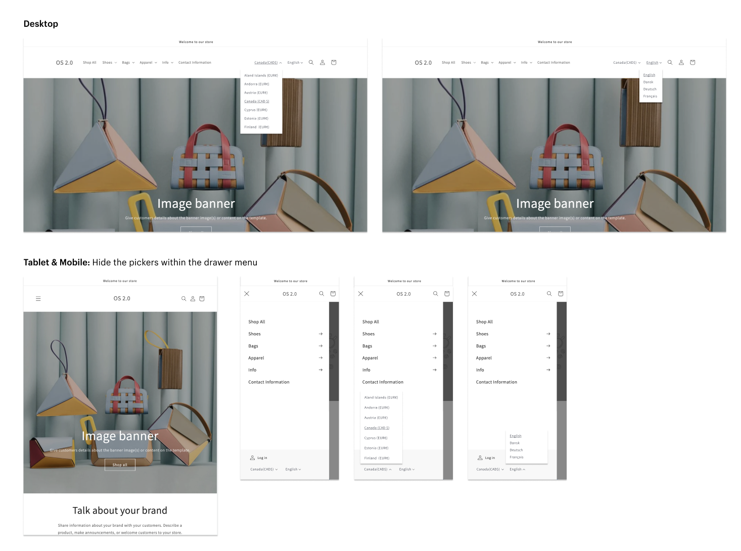 Language/Currency Picker in the Header · Issue #2240 · Shopify/dawn · GitHub