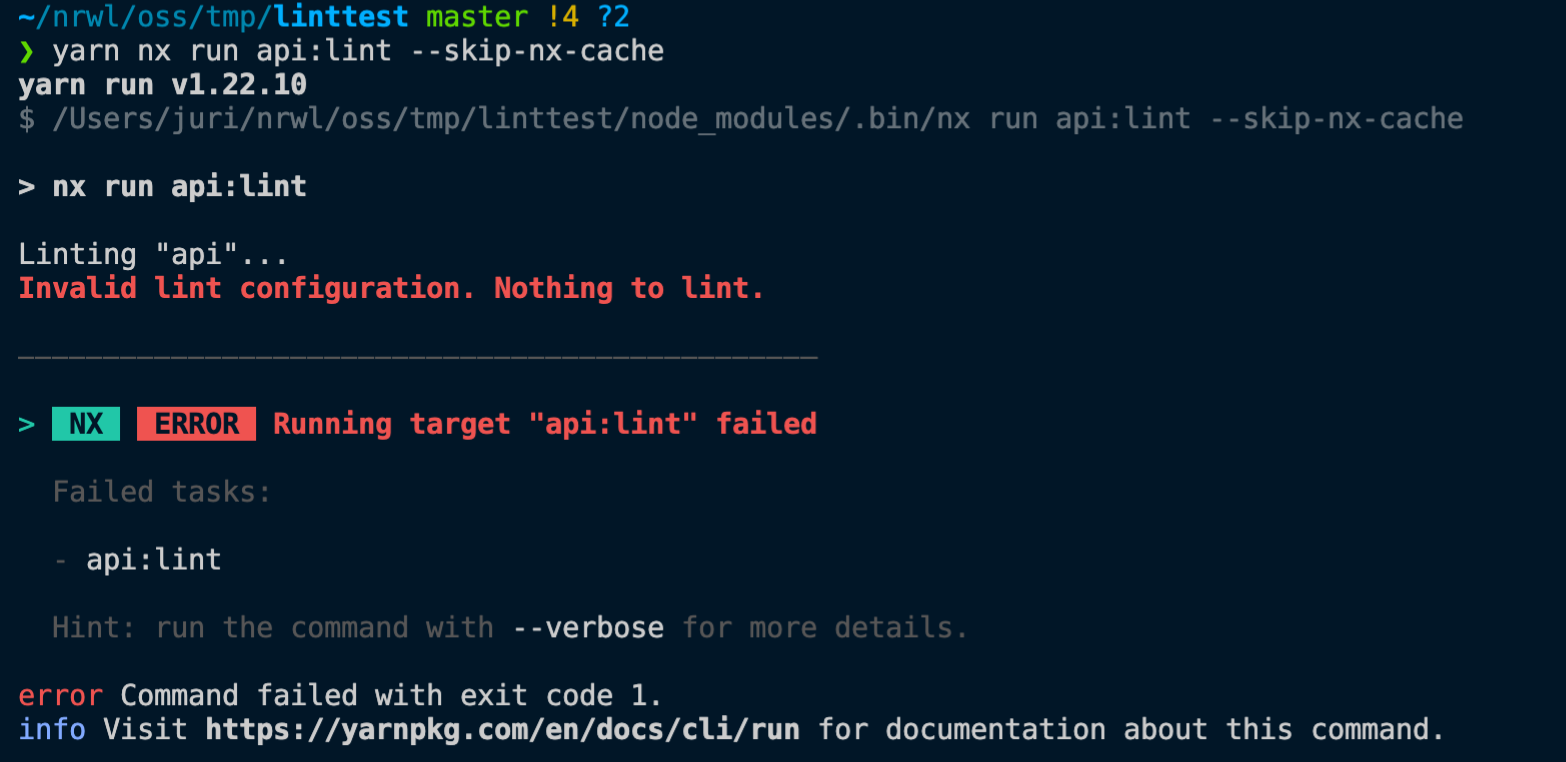 Ignoring folder breaks linting · Issue #7058 · nrwl/nx · GitHub