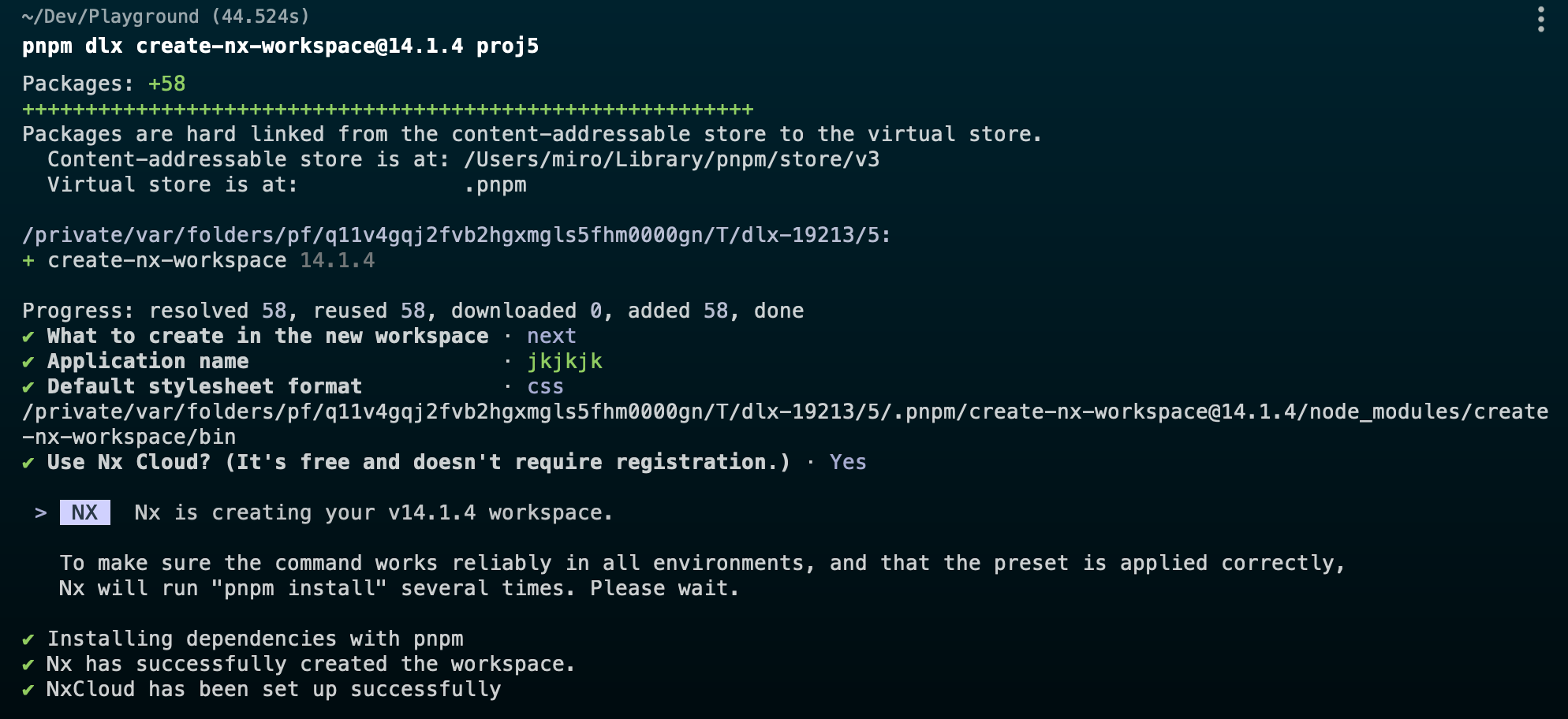 `create-nx-workspace` command not working with `pnpm` v7 · Issue #10172 · nrwl/nx · GitHub