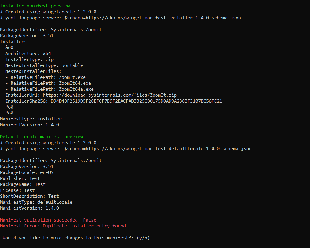 Multiple Nested Installers Are Handled Improperly · Issue 371 · Microsoft Winget Create · Github