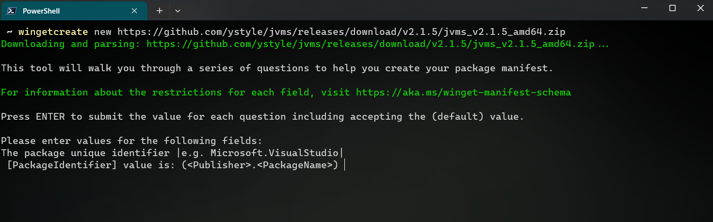 Unable to parse packets from [xxxx] · Issue #396 · microsoft/winget-create · GitHub
