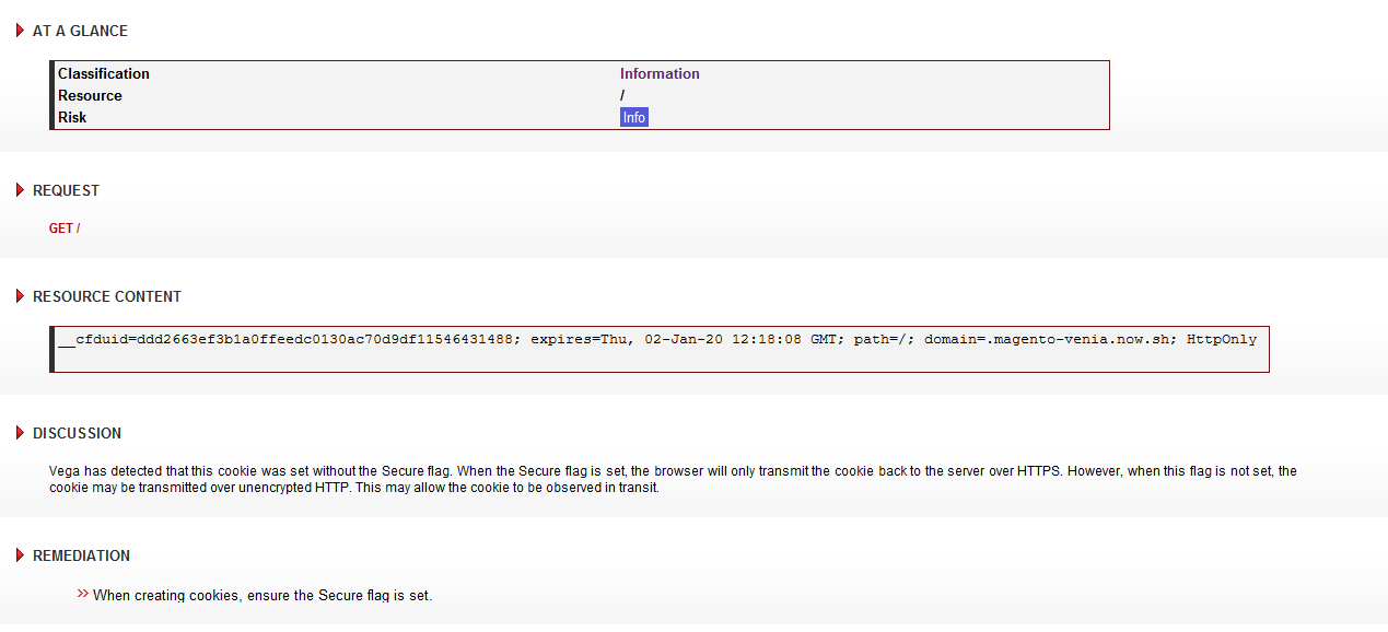 [Server Side] Vega Security Vulnerabilities · Issue #720 · magento/pwa ...