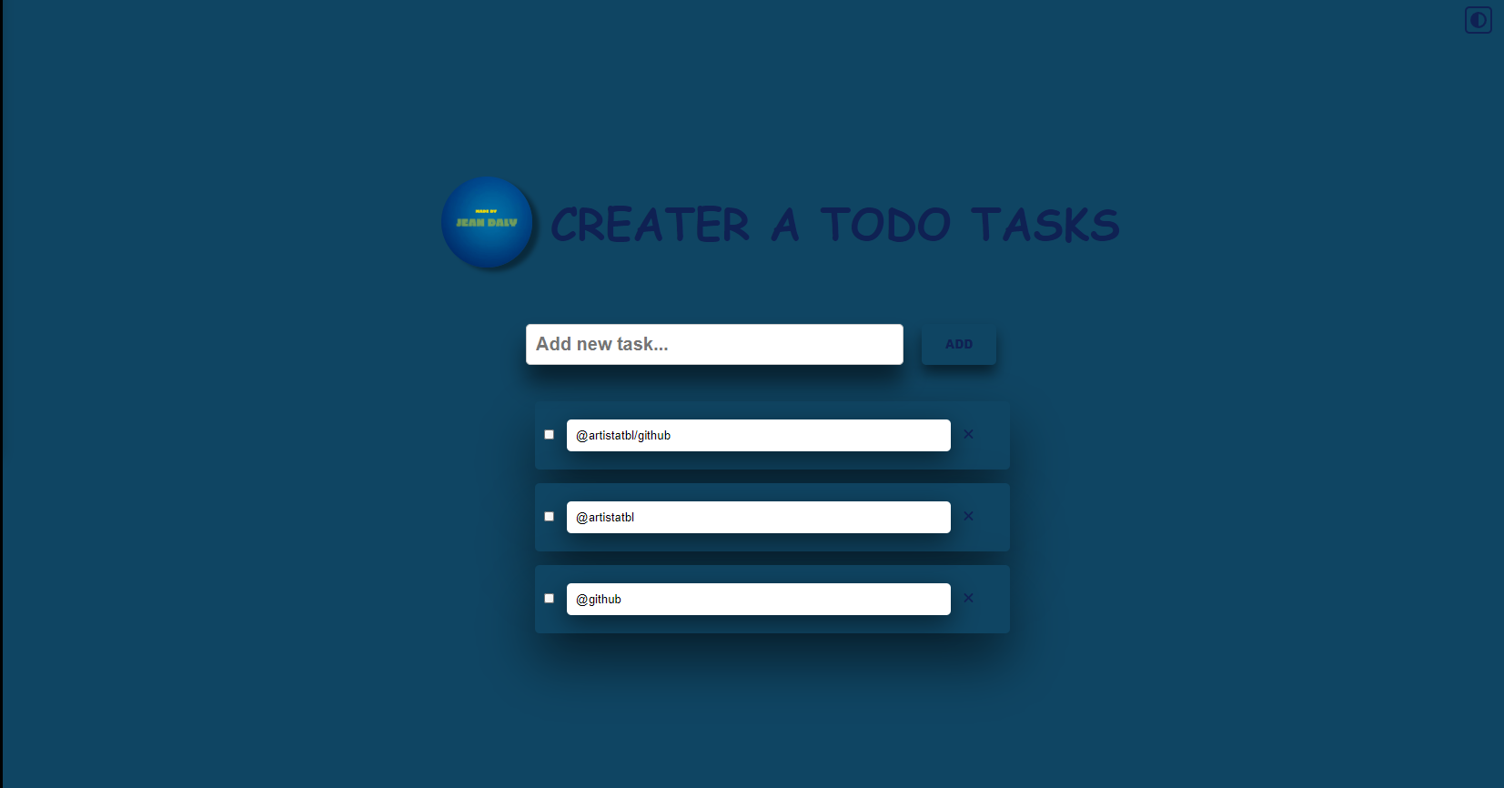 GitHub - artistatbl/TodoList: I created a todo List website, that ...