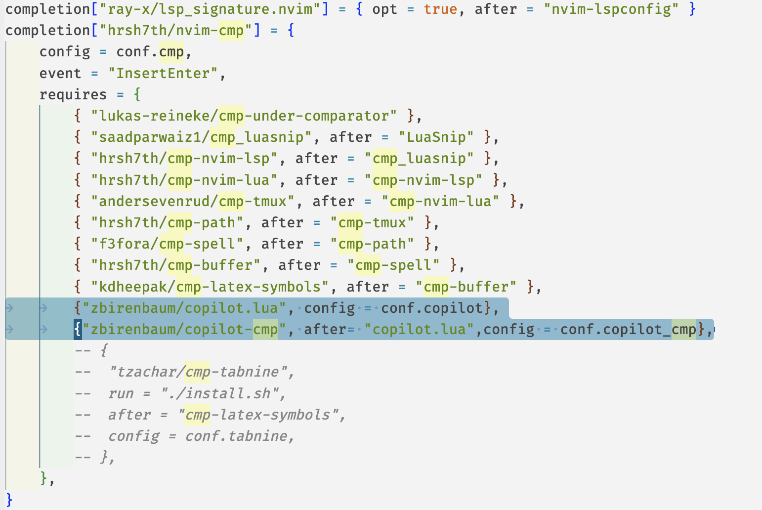 possibly not compatible with other cmp · Issue #239 · ayamir/nvimdots · GitHub