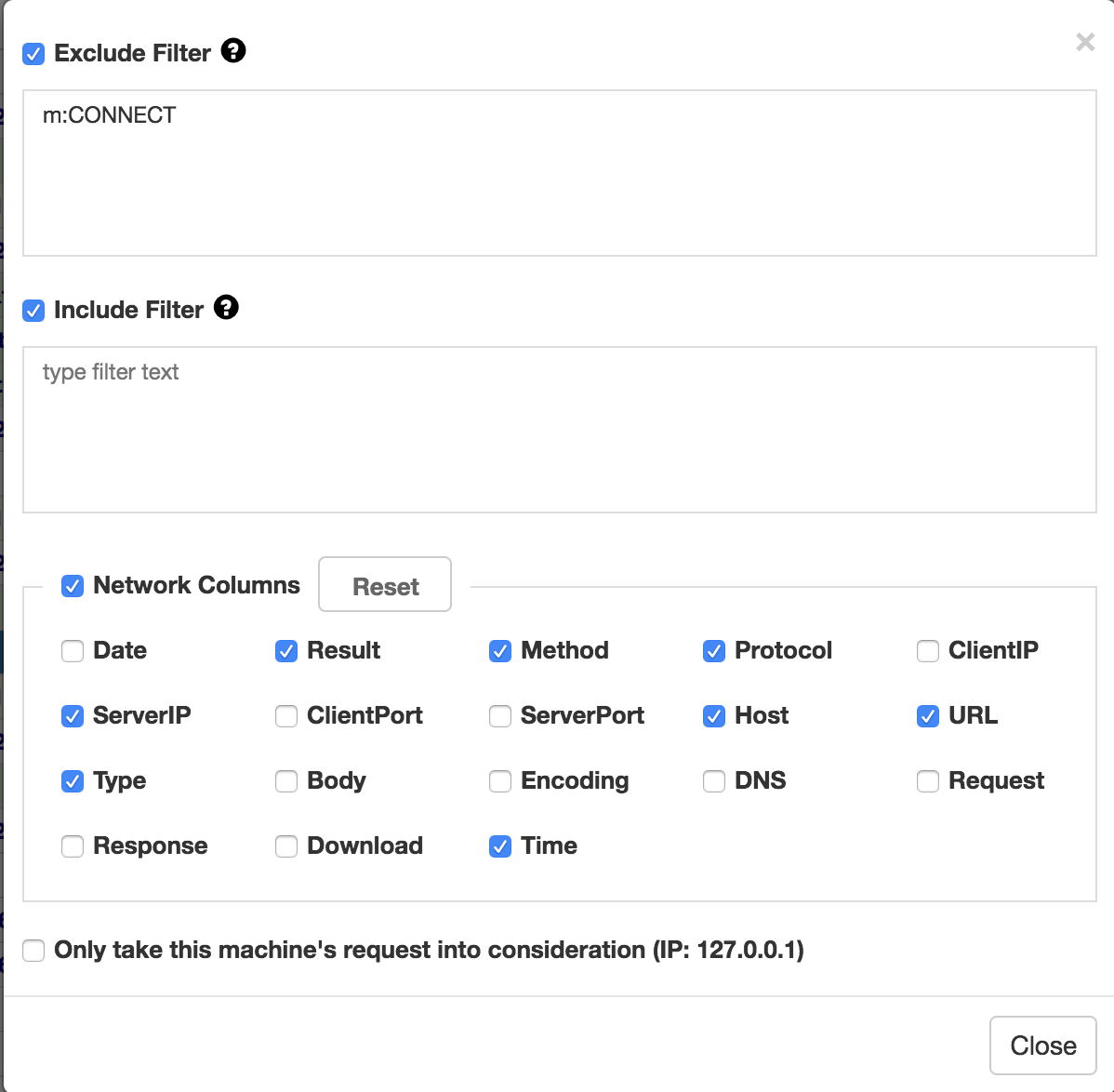 network 面板 filter 无效 · Issue #292 · avwo/whistle · GitHub