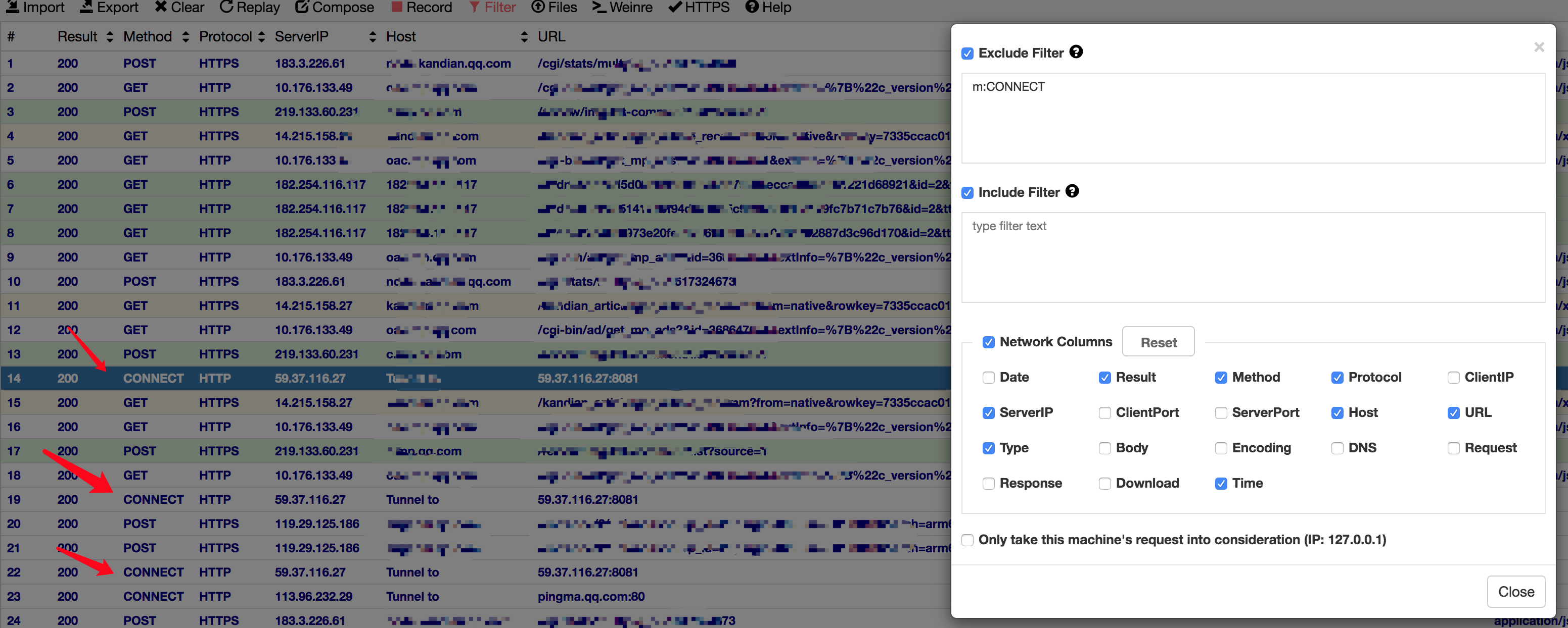 network 面板 filter 无效 · Issue #292 · avwo/whistle · GitHub