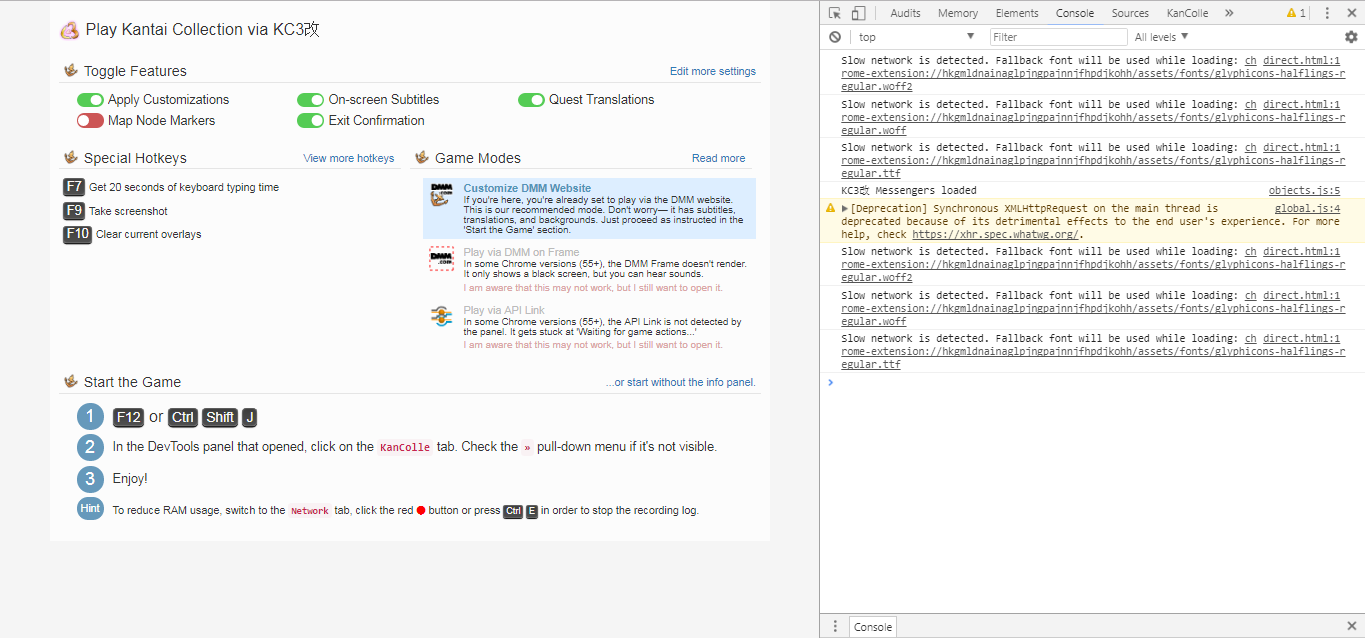 KC3 panel not loading · Issue #2292 · KC3Kai/KC3Kai · GitHub