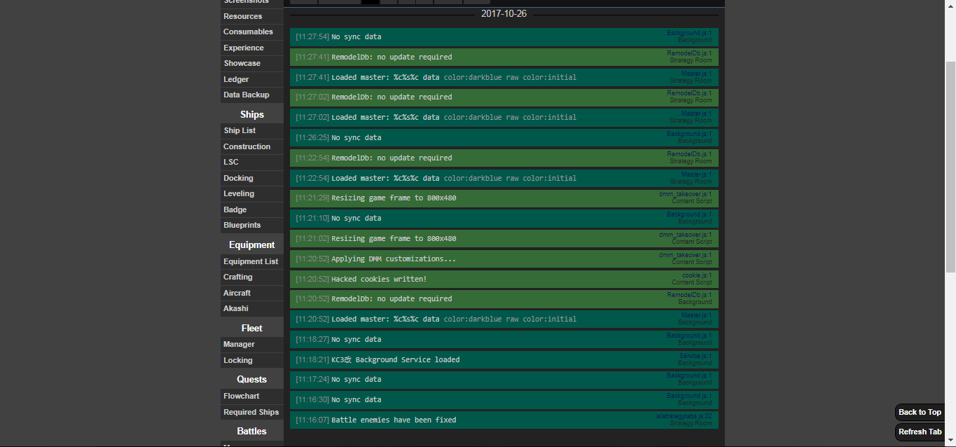 KC3 panel not loading · Issue #2292 · KC3Kai/KC3Kai · GitHub