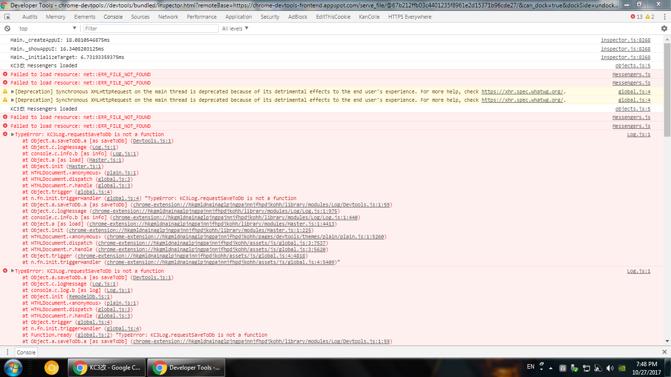 KC3 panel not loading · Issue #2292 · KC3Kai/KC3Kai · GitHub